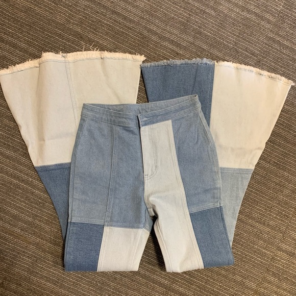 Altar'd State | Jeans | Altard State Patchwork Denim Pants | Poshmark
